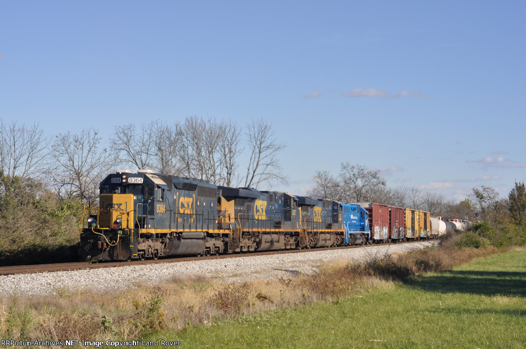 CSXT 8364 On CSX Q 360 Westbound