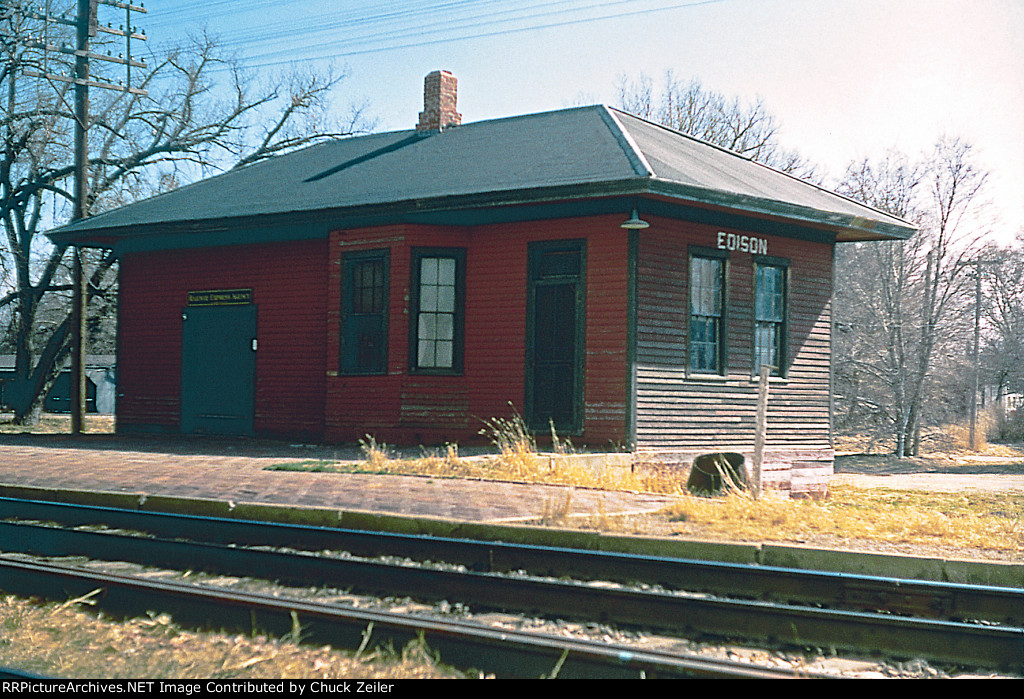 CB&Q Depot at Edison, Nebraska