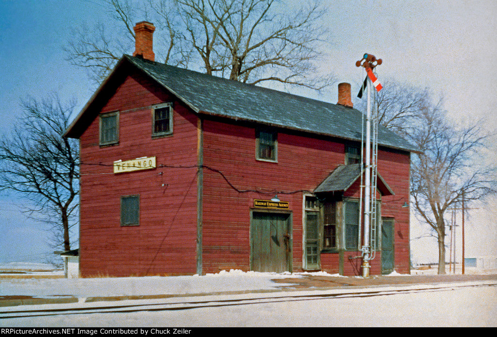 CB&Q Depot at Venango, Nebraska
