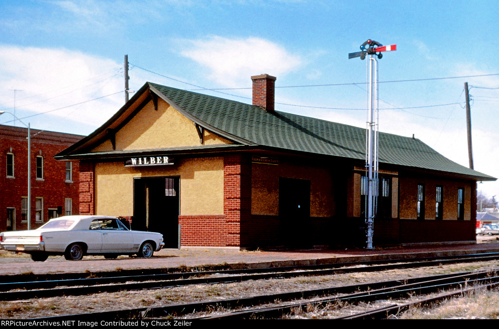 CB&Q Depot at Wilber, Nebraska