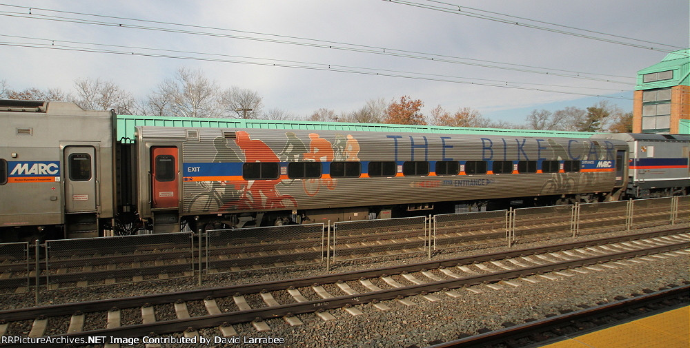 MARC Train #681 with The Bike Car