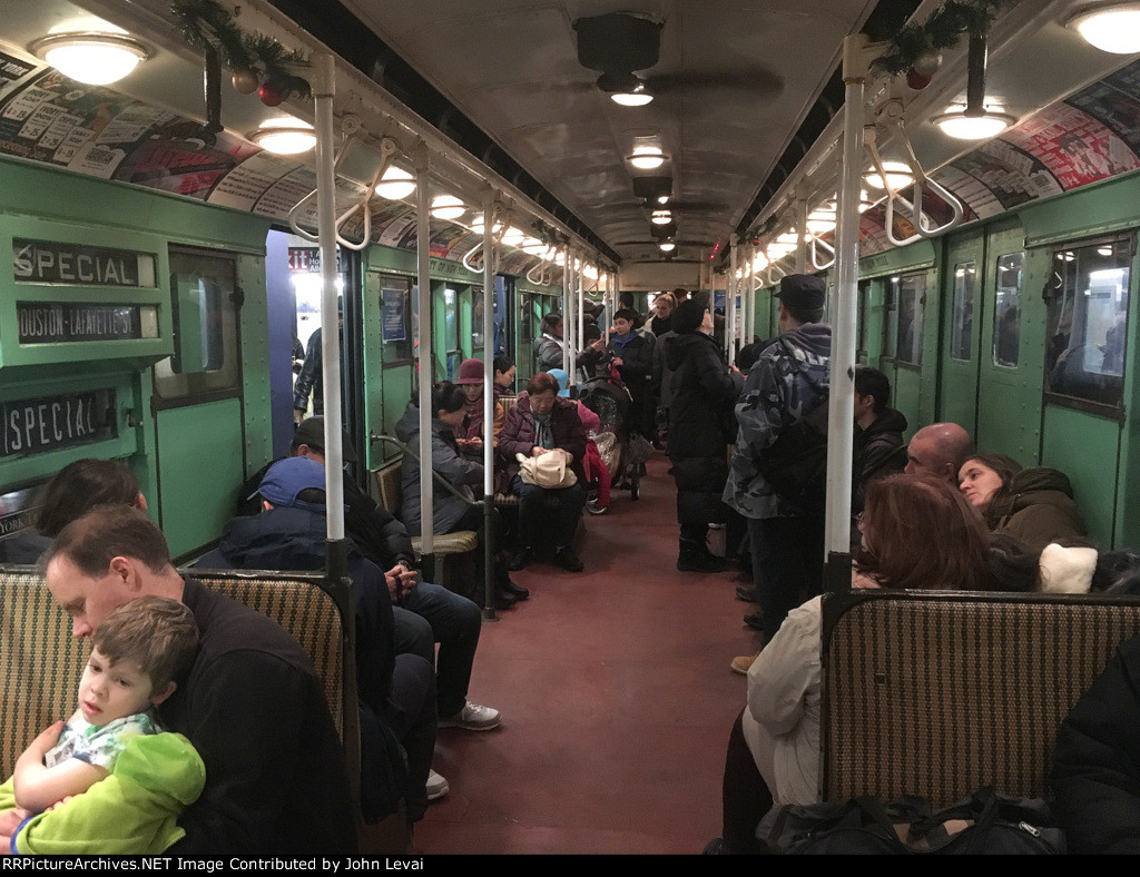 Interior of Arnine on Holiday Train