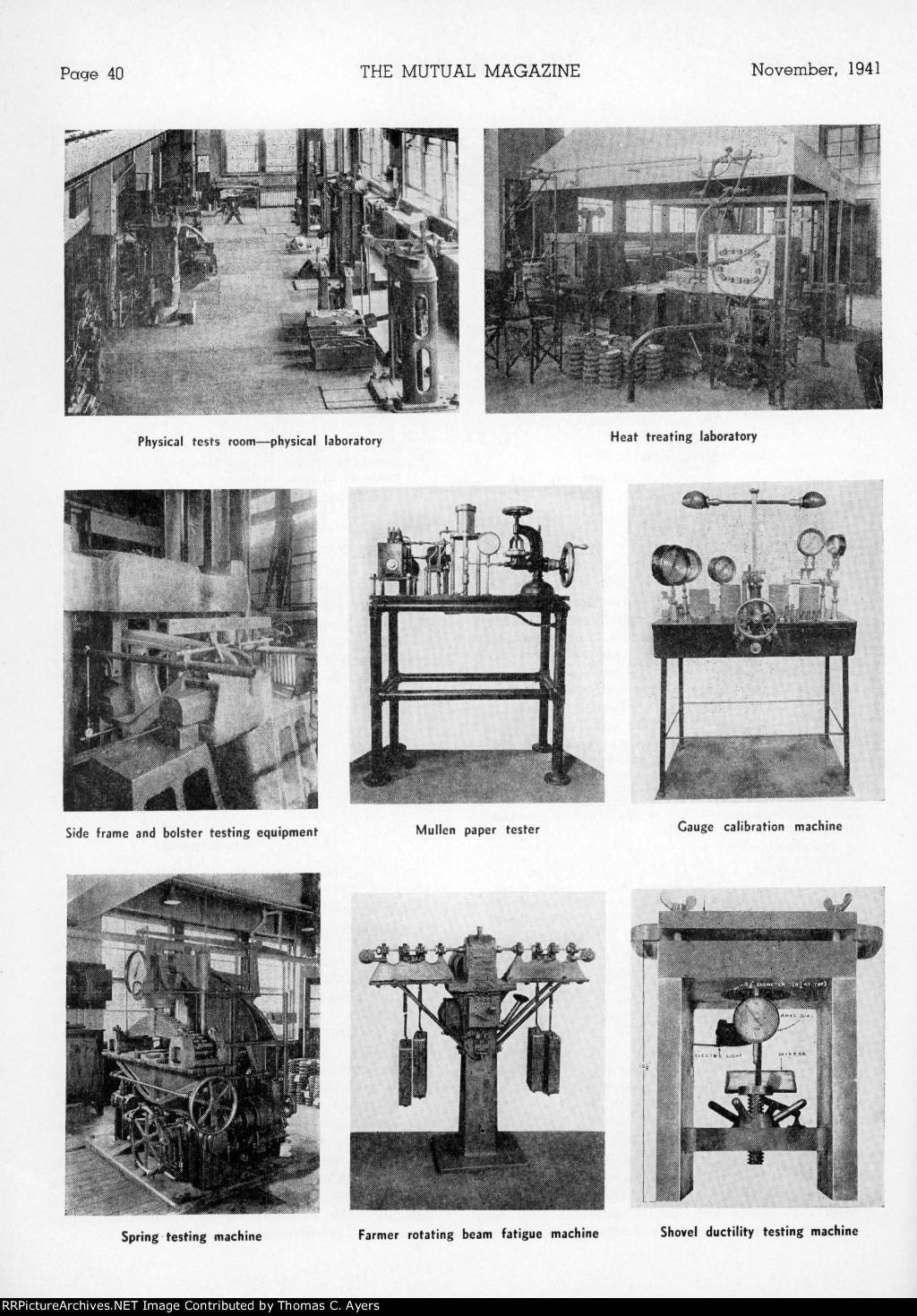 "Test Department," Page 40, 1941