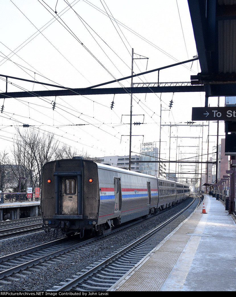 Rear of Silver Meteor Train # 97