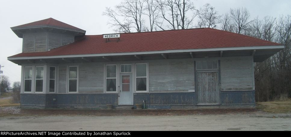 Hedrick, IA depot. east side