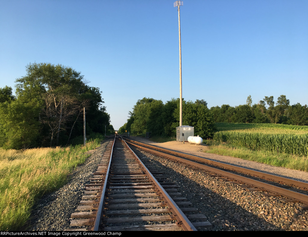 Looking Northwood at the CNW/MILW Split