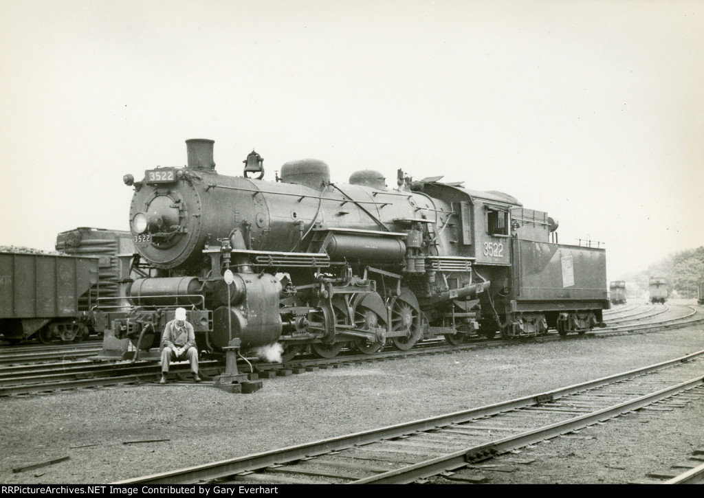 GTW 0-8-2 #3522 - Grant Trunk Western