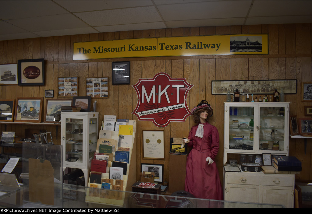 Katy Display at the Parsons Historical Museum