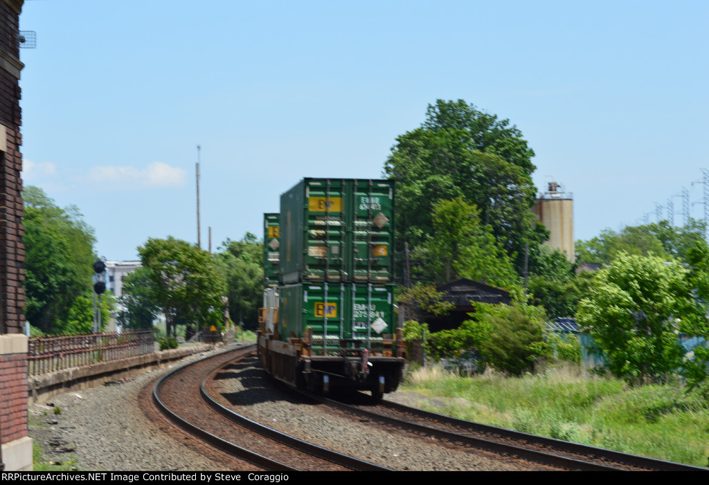 TWO EMHU CONTAINERS ON THE TAIL END