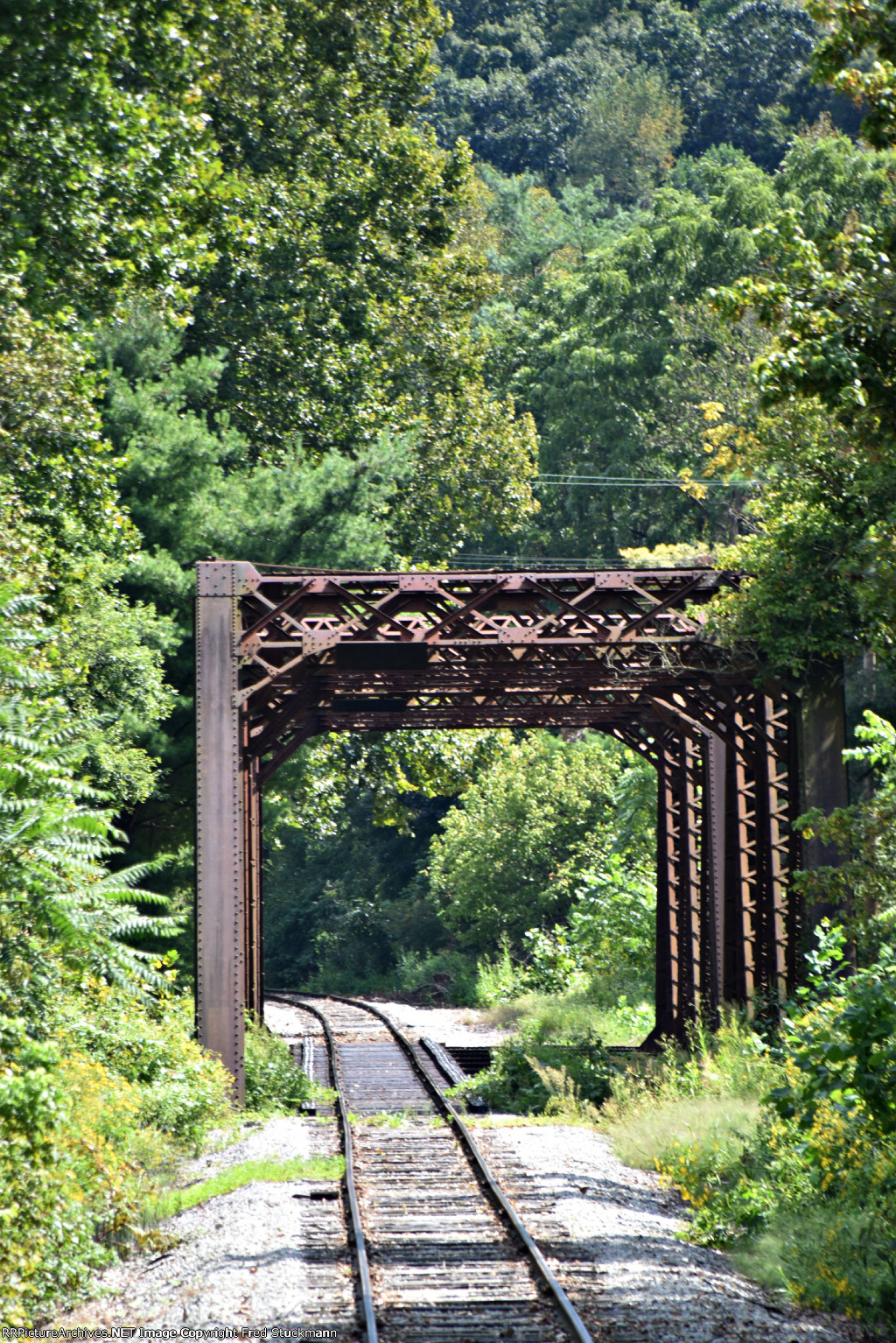 A better view as we go back across the Hocking River.