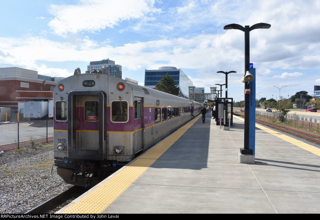3. An MBB car trails on Train # 515 at Boston Landing Station.