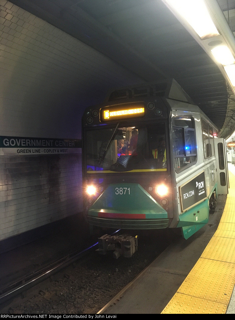 Green Line Light Rail at Government Center