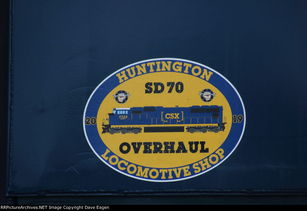 CSX overhaul decal
