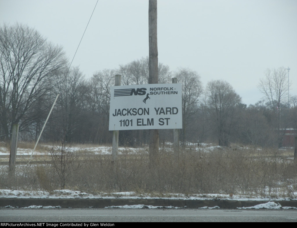 NS Jackson Yard sign