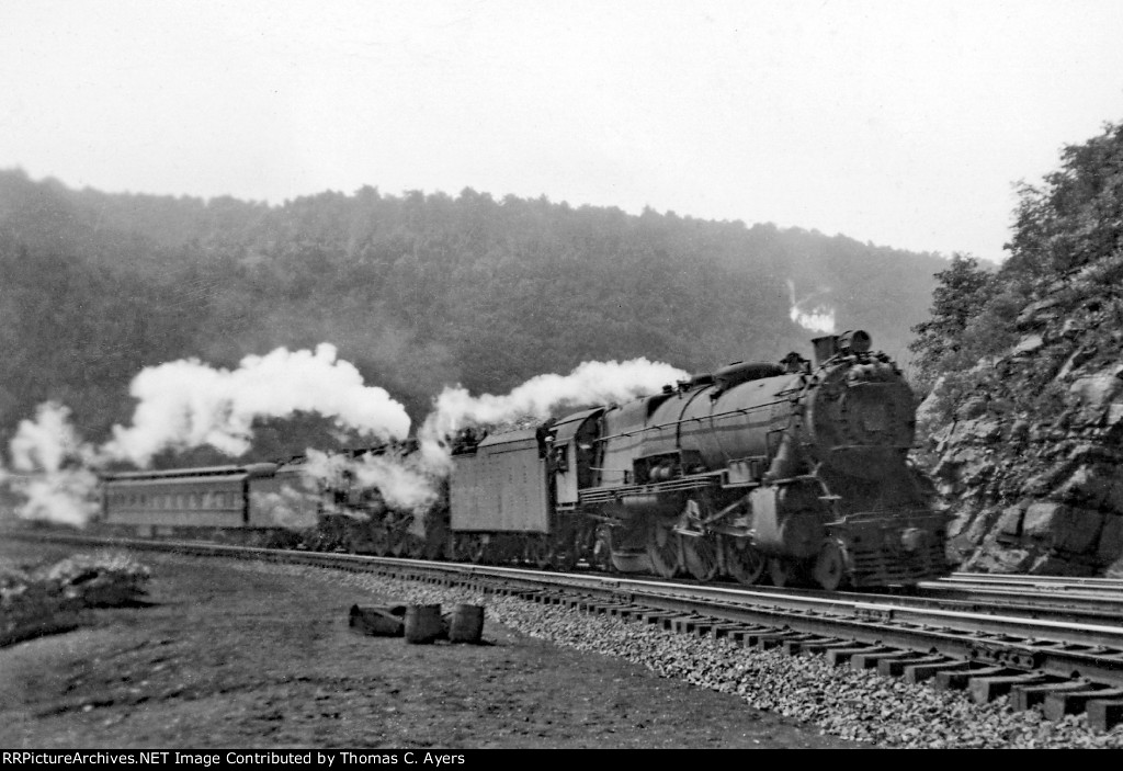 PRR Eastbound Passenger Train, c. 1952