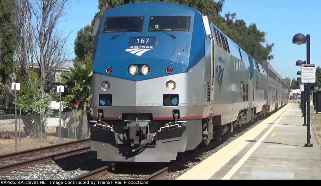 AMTK 167 Leads the COVID-19 Coast Starlight