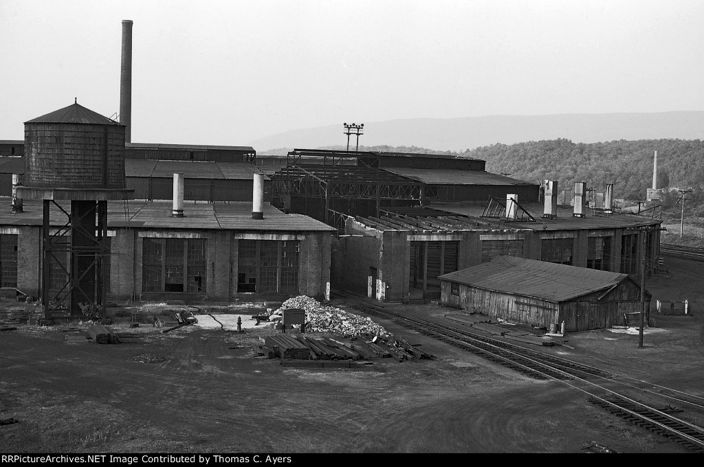 PRR East Altoona Roundhouse Demolition, #2 of 3, 1961