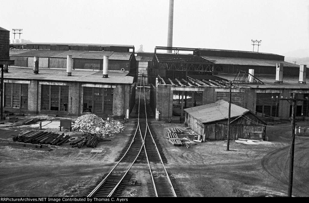 PRR East Altoona Roundhouse Demolition, #3 of 3, 1961
