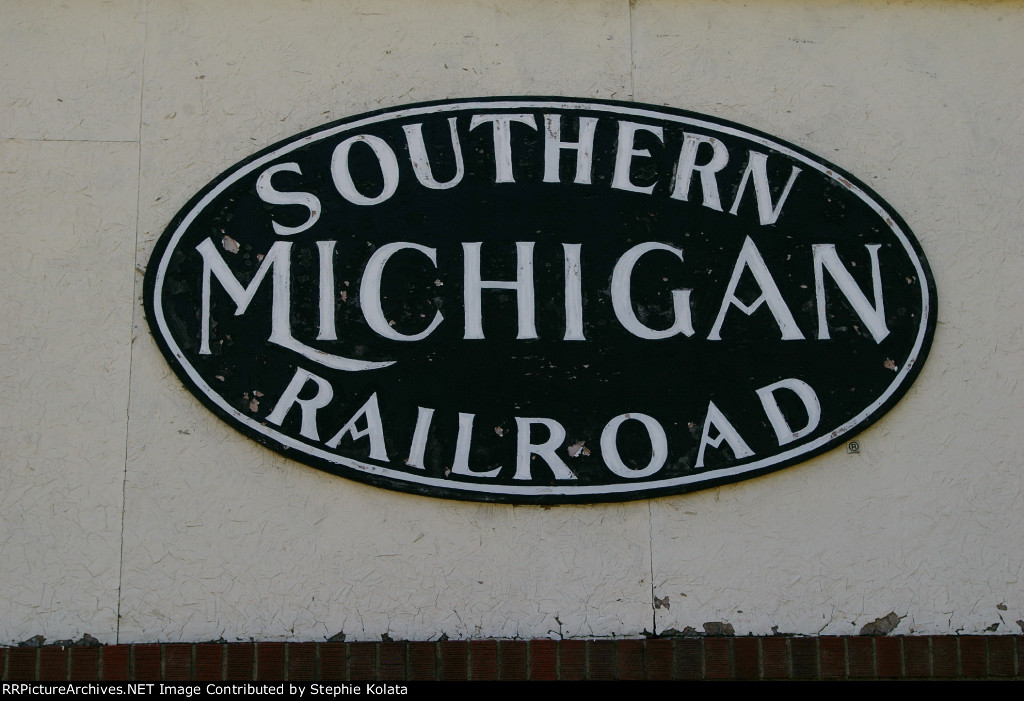 SOUTHERN MICHIGAN RR SIGN