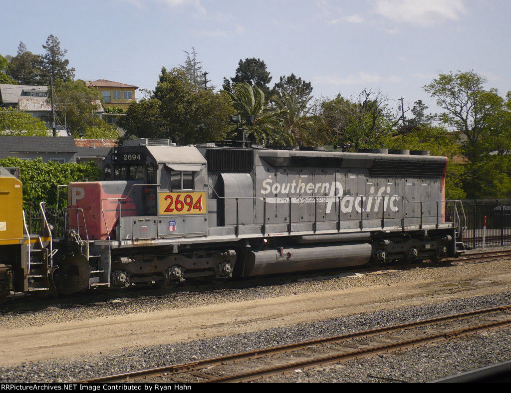 Ex SP SD40M-2 in Helper Service at SLO