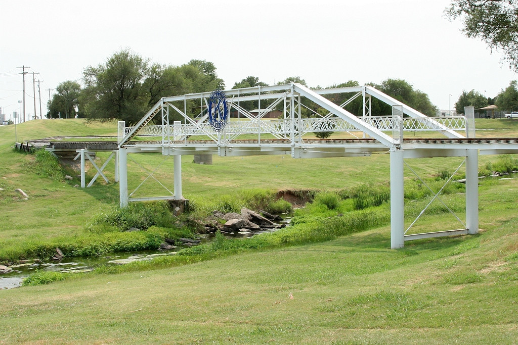 Bridge for miniature train ride