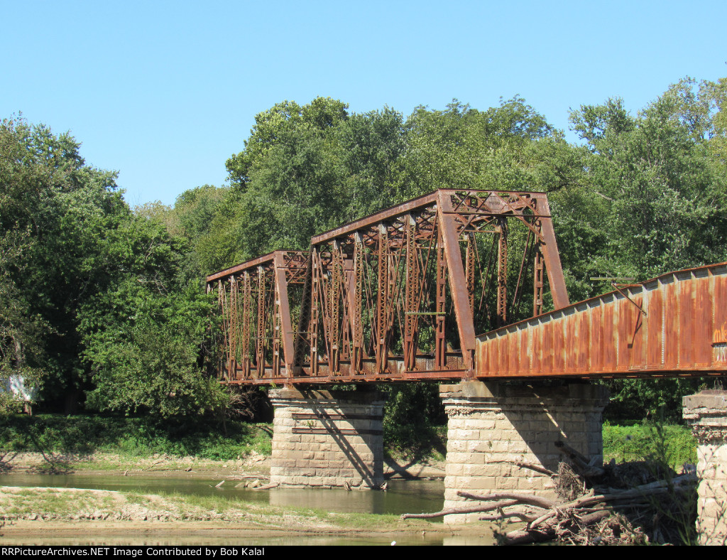 Riverton Indiana IC Railroad, INRD Wabash River Bridge