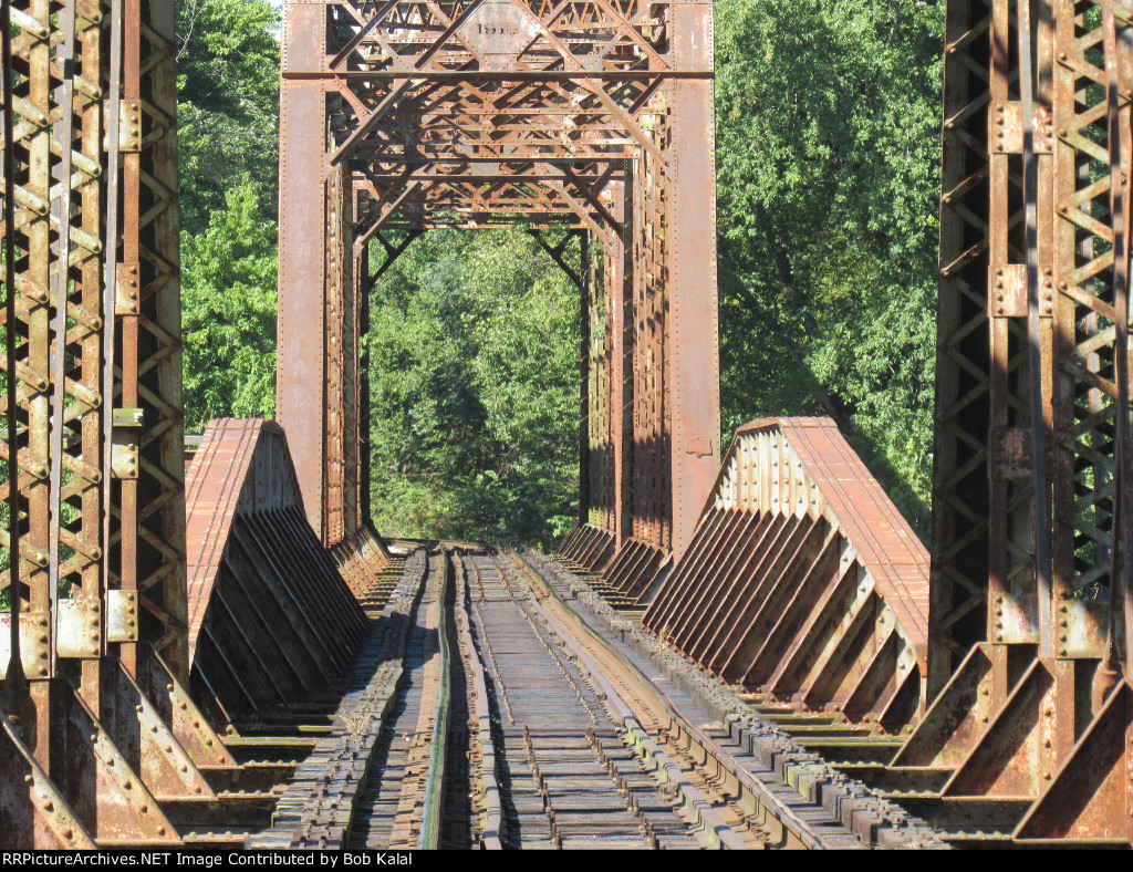 Riverton Indiana IC Railroad, INRD Wabash River Bridge