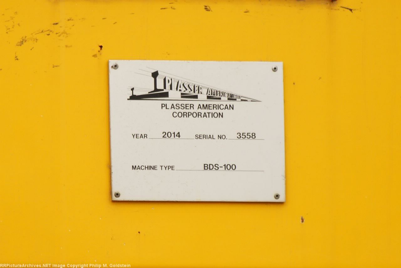 BNSF 938861 - Plasser American Ballast Distribution System BDS-100