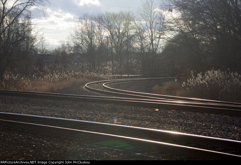 Garden State Secondary to Port Reading Secondary track