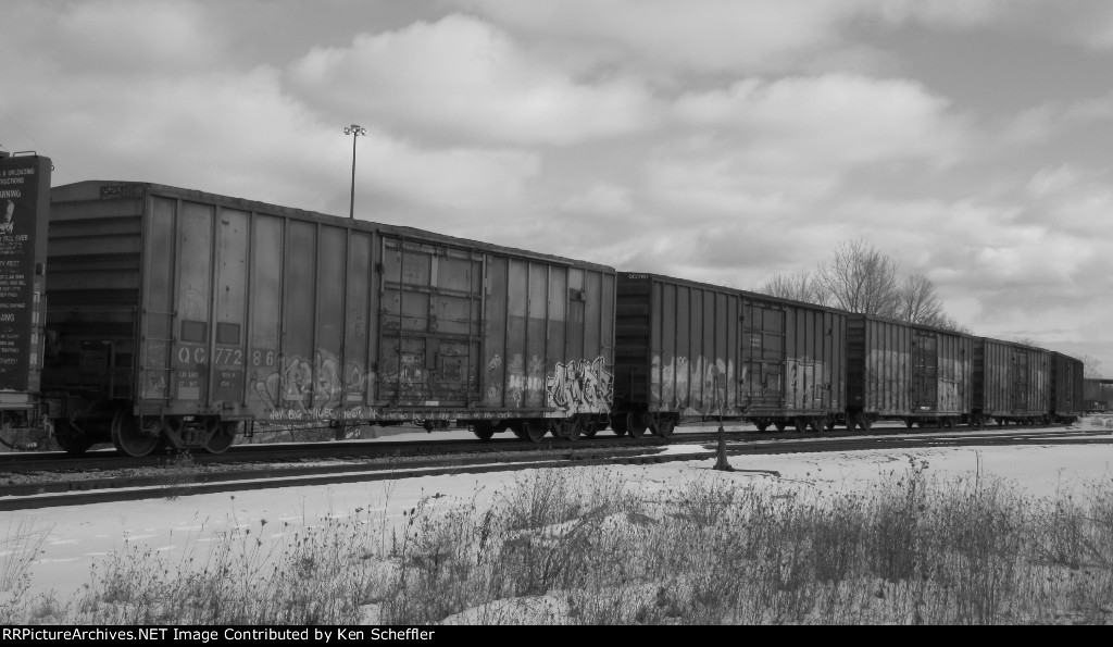Quebec Central box cars