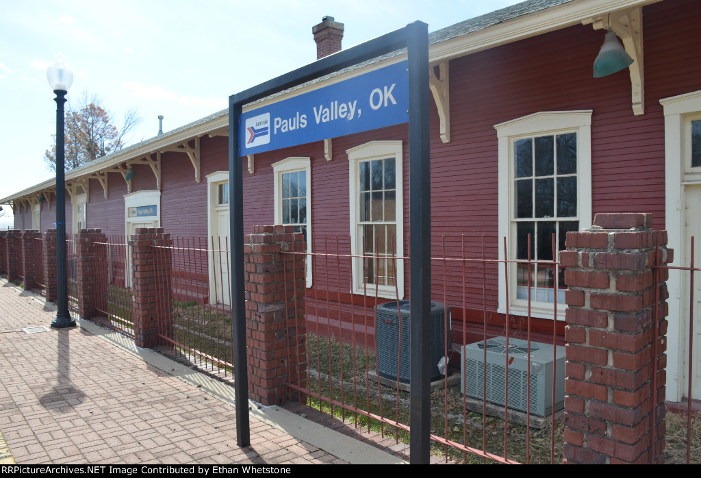 Old Amtrak Sign