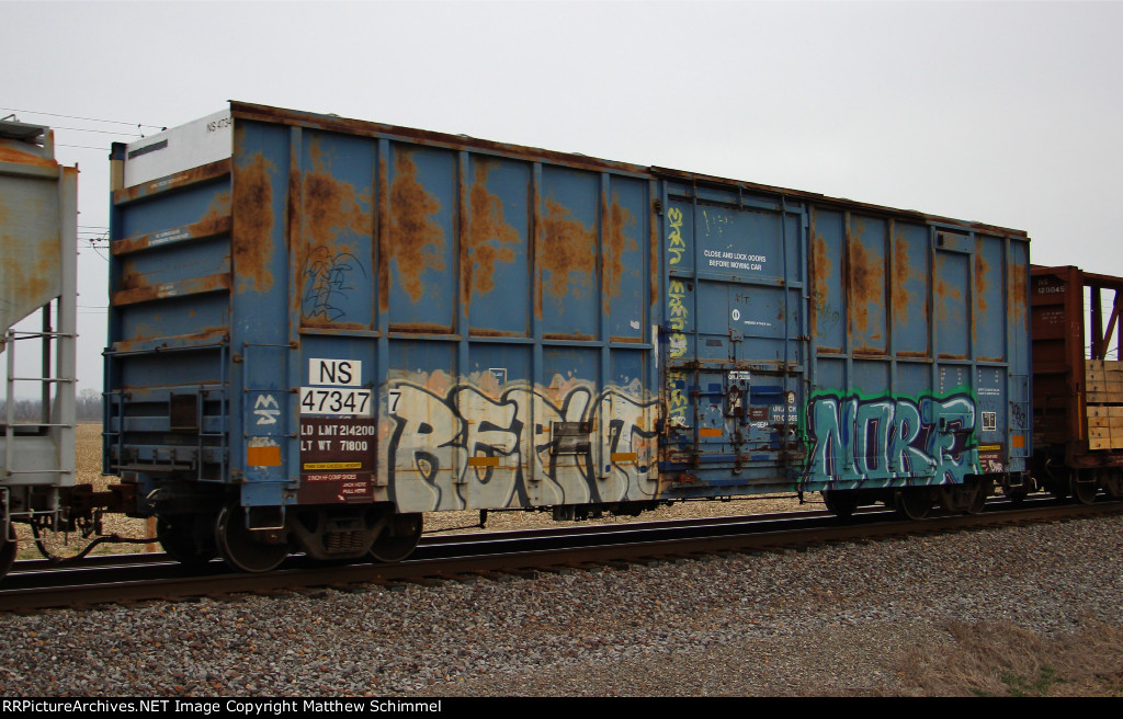 Blue NS Box Car