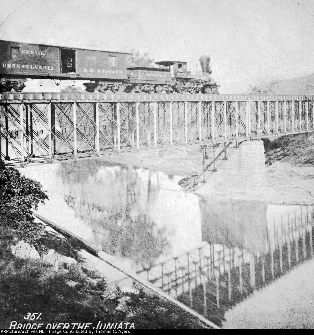 PRR "Bridge over the Juniata," c. 1890