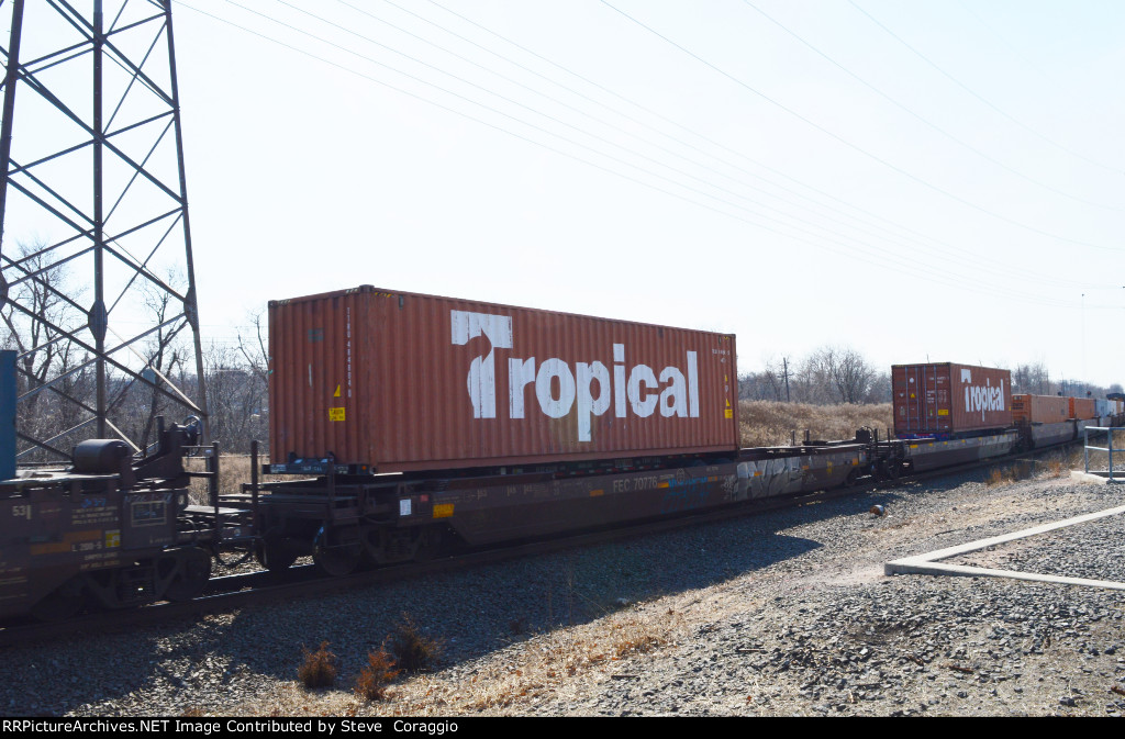 Chassis & Trailer in a Double Stack Car