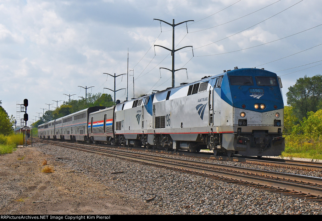 AMTK 196 Train #6 California Zephyr