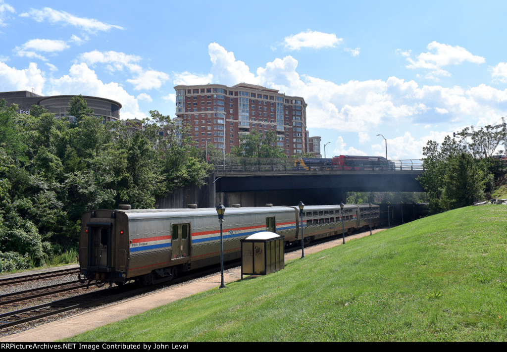 Viewliner Baggage Car on Rear of Train # 91