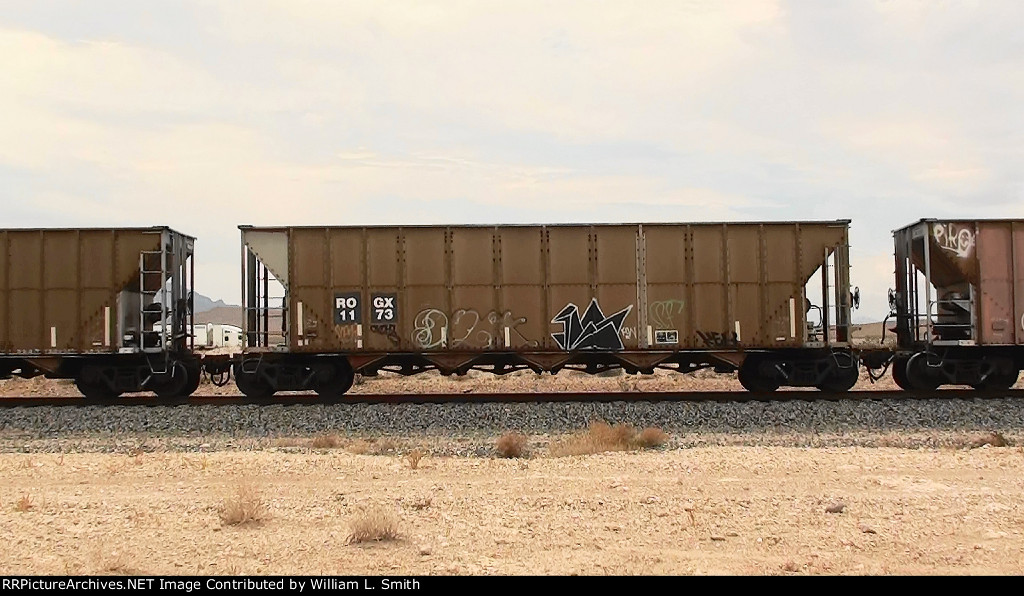 EB Empty Unit Hopper Frt at Erie NV -125