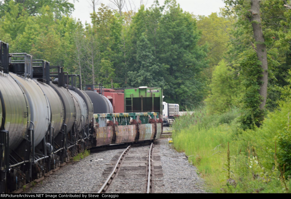 Double Stack Cars with Containers