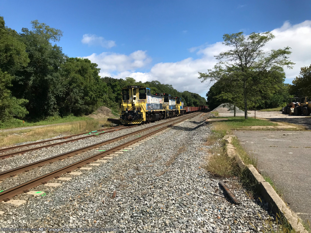 Site of the former LIRR Center Moriches Station