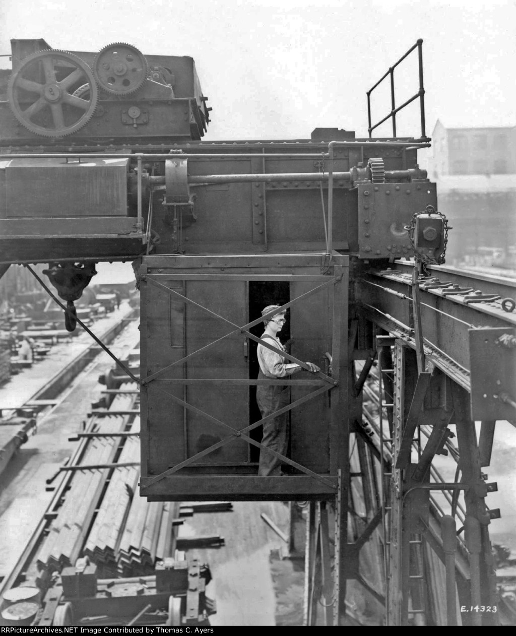 PRR Gantry Crane Operator, 1943