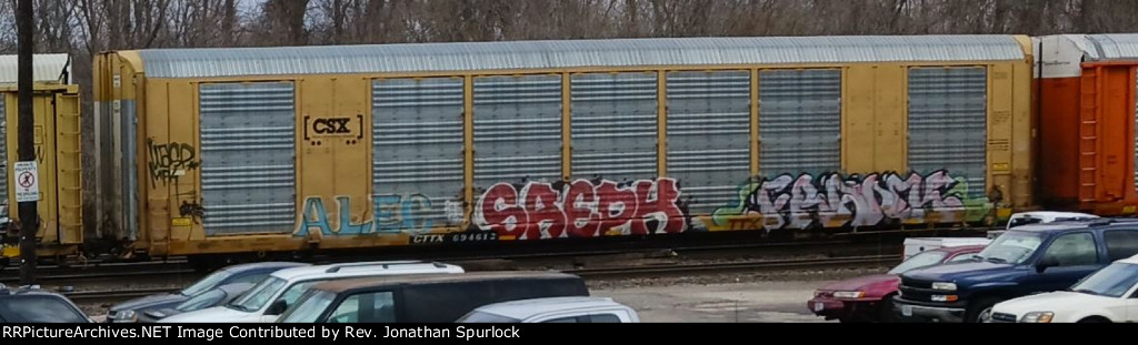 CTTX 694612 and CSX rack