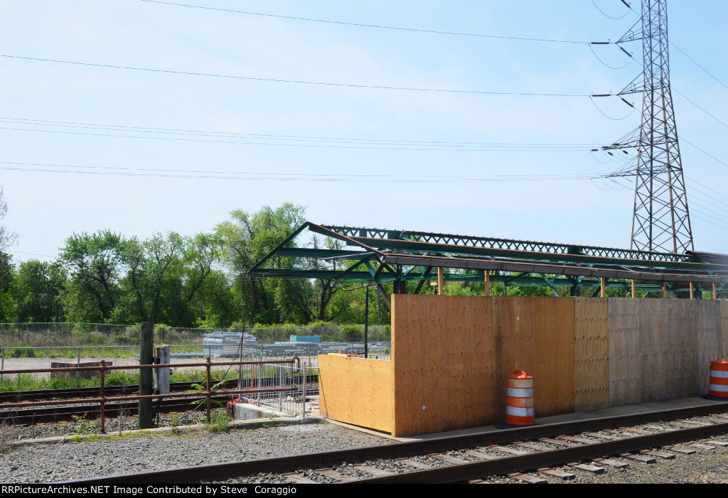 New railings on the east Platform, and Exposed Roof
