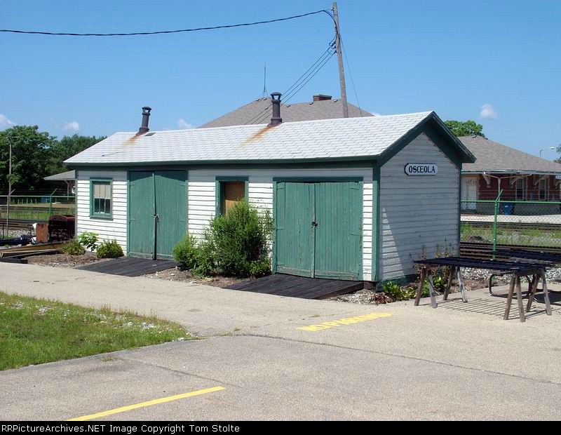 Osceola section house at NYC RR Museum