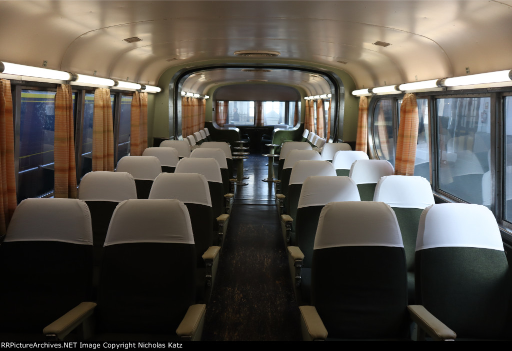 Interior of Talgo II Observation Car