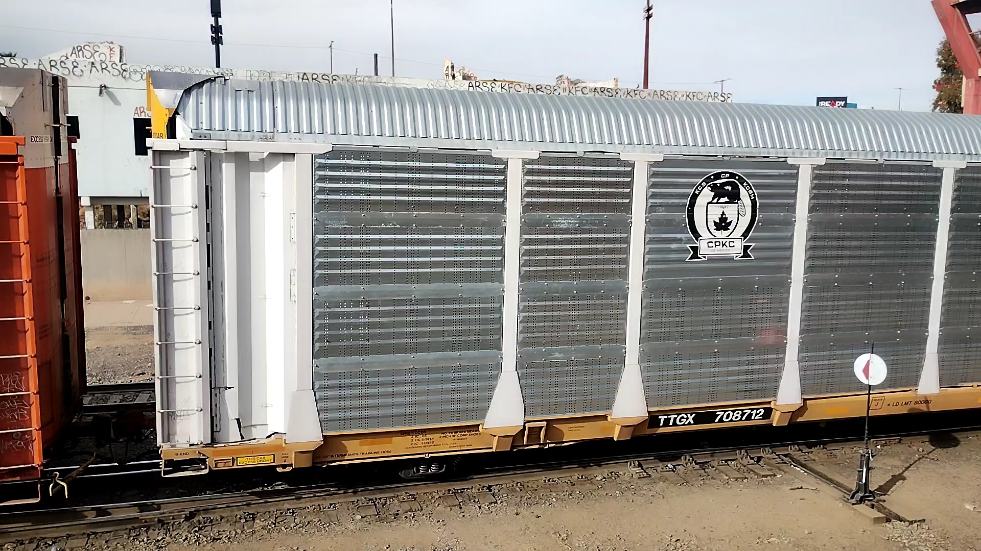 TTGX 708712 Rack CPKC De Mexico