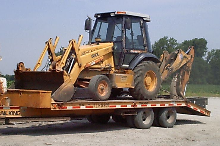 UP Case 580L Loader Stinger
