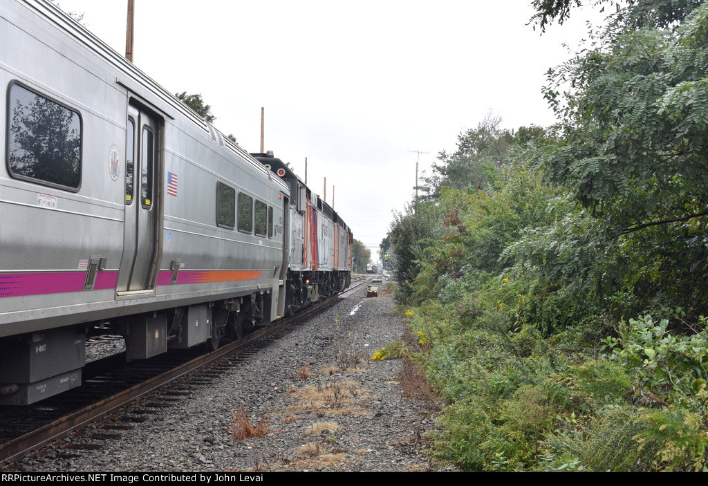 The 40th Anniversary Special stops at Bay Head Station while regularly ...