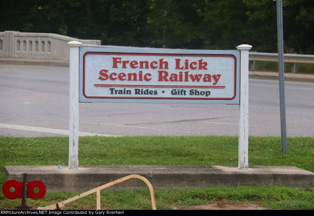 French Lick Scenic Rwy Sign