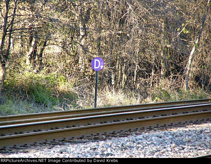 The local derail sign.