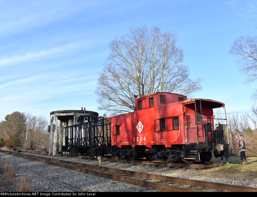 Restored Erie Caboose